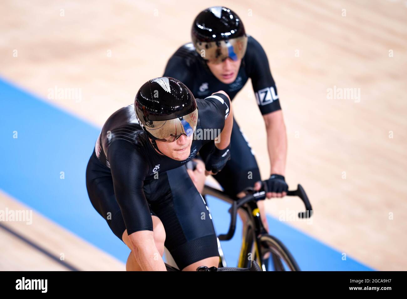 Shizuoka, Japan. 7th Aug, 2021. Campbell Stewart (NZL), Corbin Strong ...