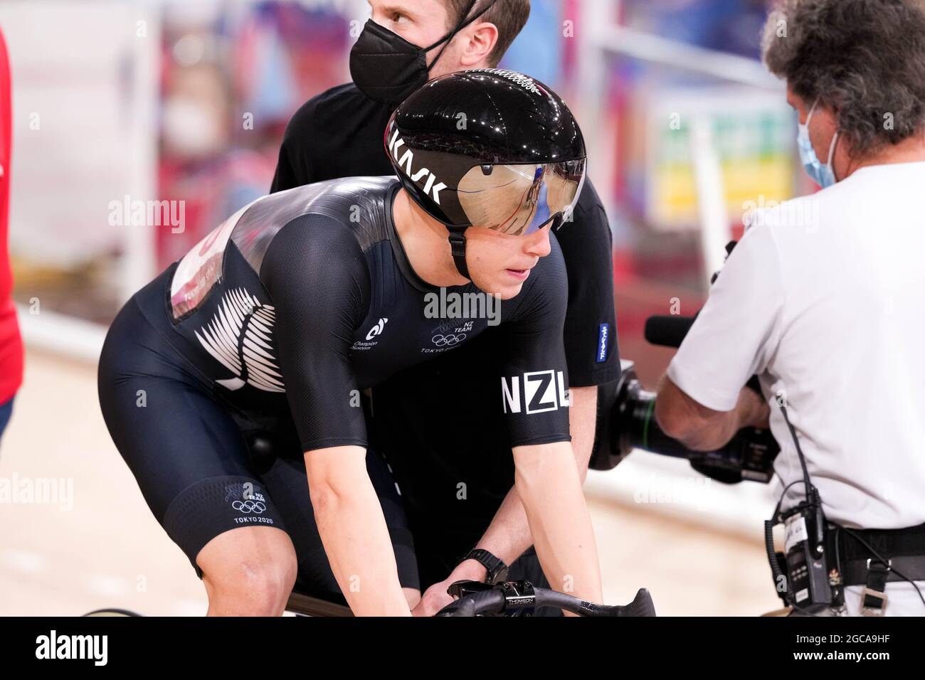 Shizuoka, Japan. 7th Aug, 2021. Corbin Strong (NZL) Cycling : Men's ...