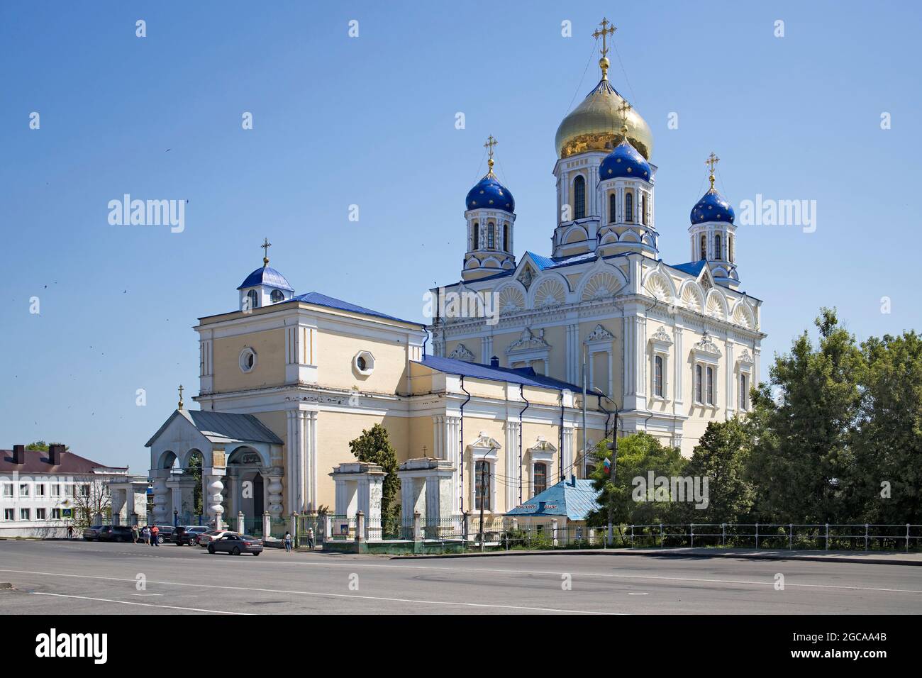 Yelets, Lipetsk region, Russia - June 7, 2021, the Cathedral of the ...