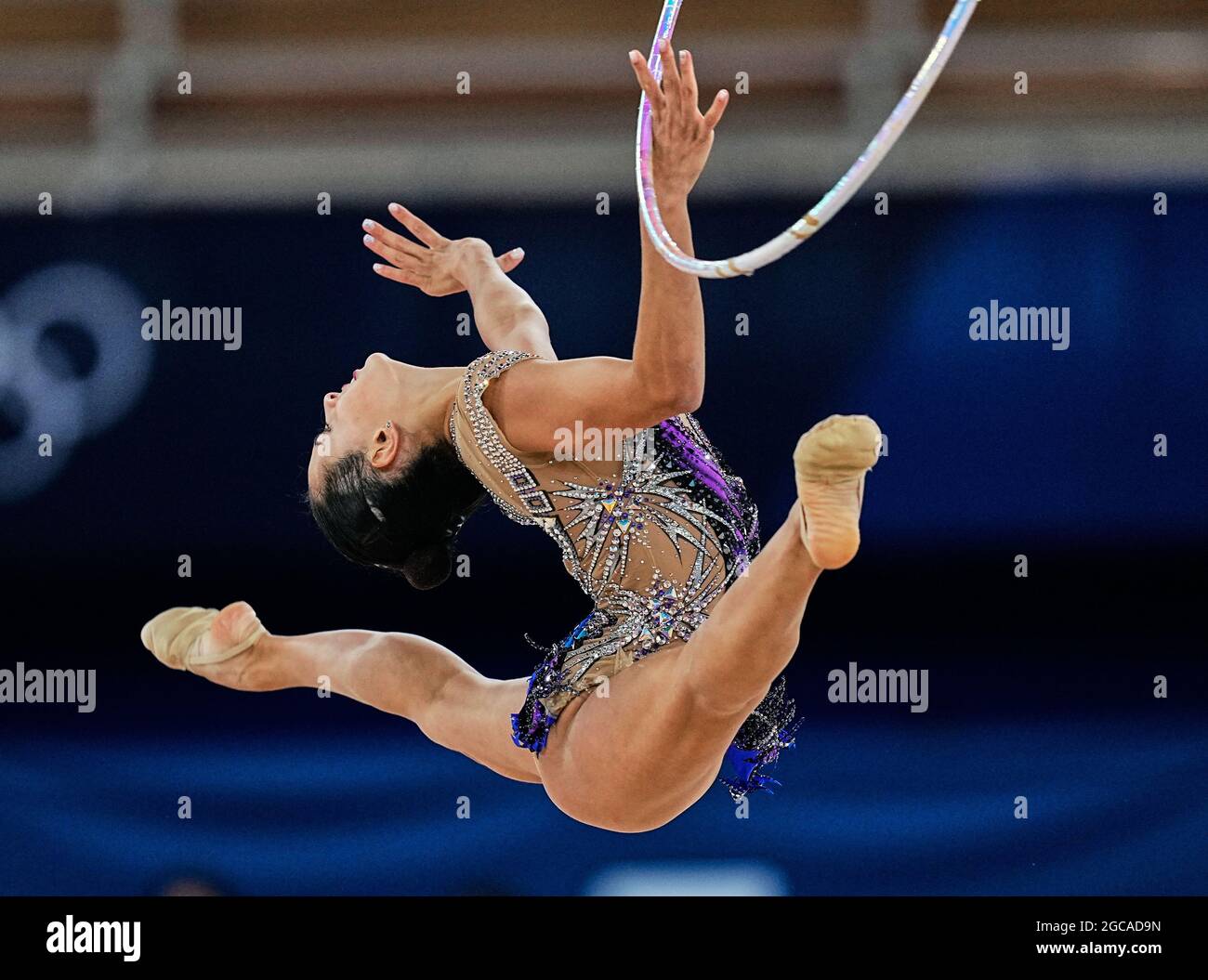 August 6, 2021: Linoy Ashram during Rhythmic Gymnastics at the Tokyo ...