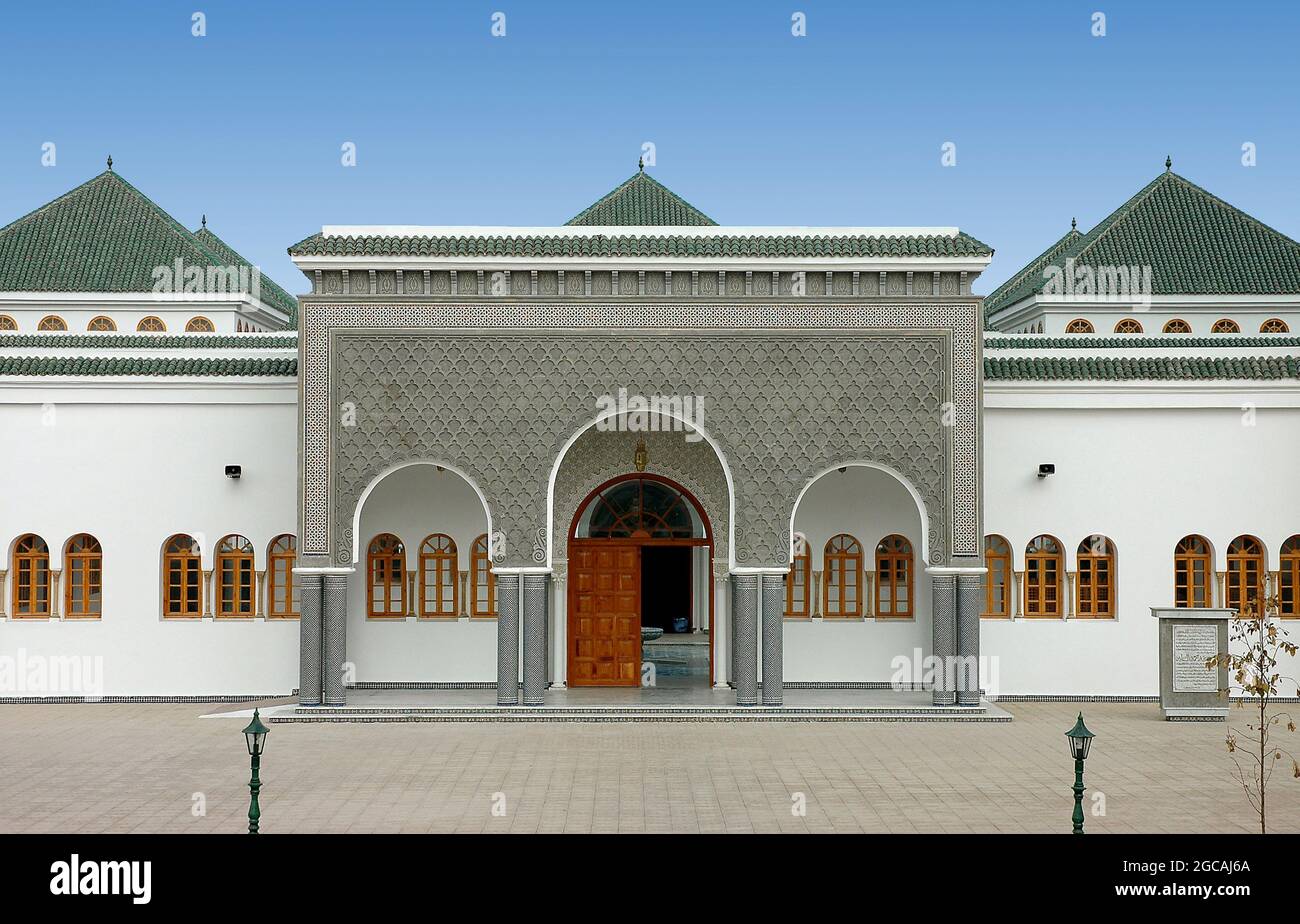 Mosque place of prayer for Muslims in Morocco Stock Photo - Alamy
