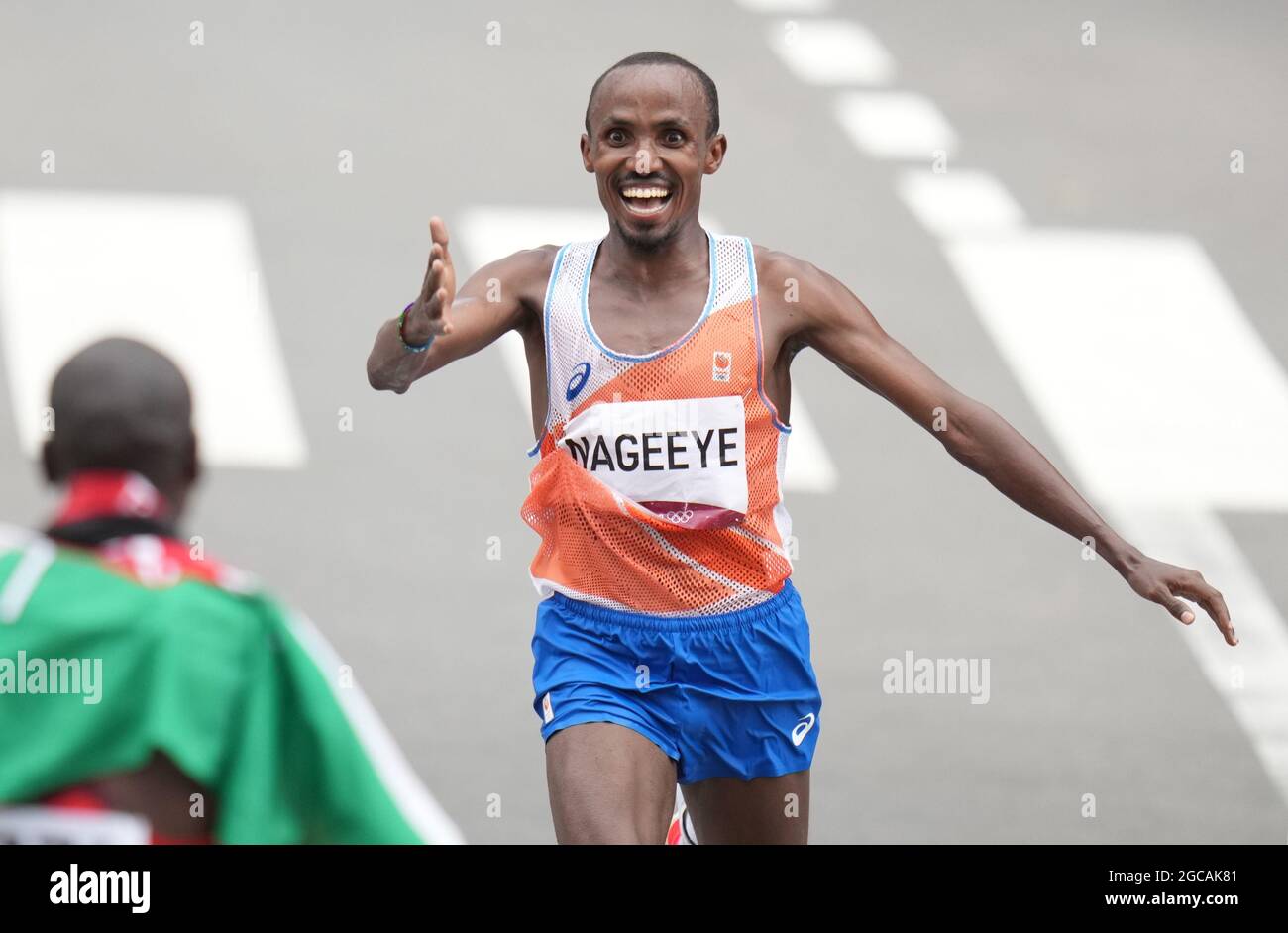 Sapporo, Japan. 8th Aug, 2021. Abdi Nageeye of the Netherlands ...