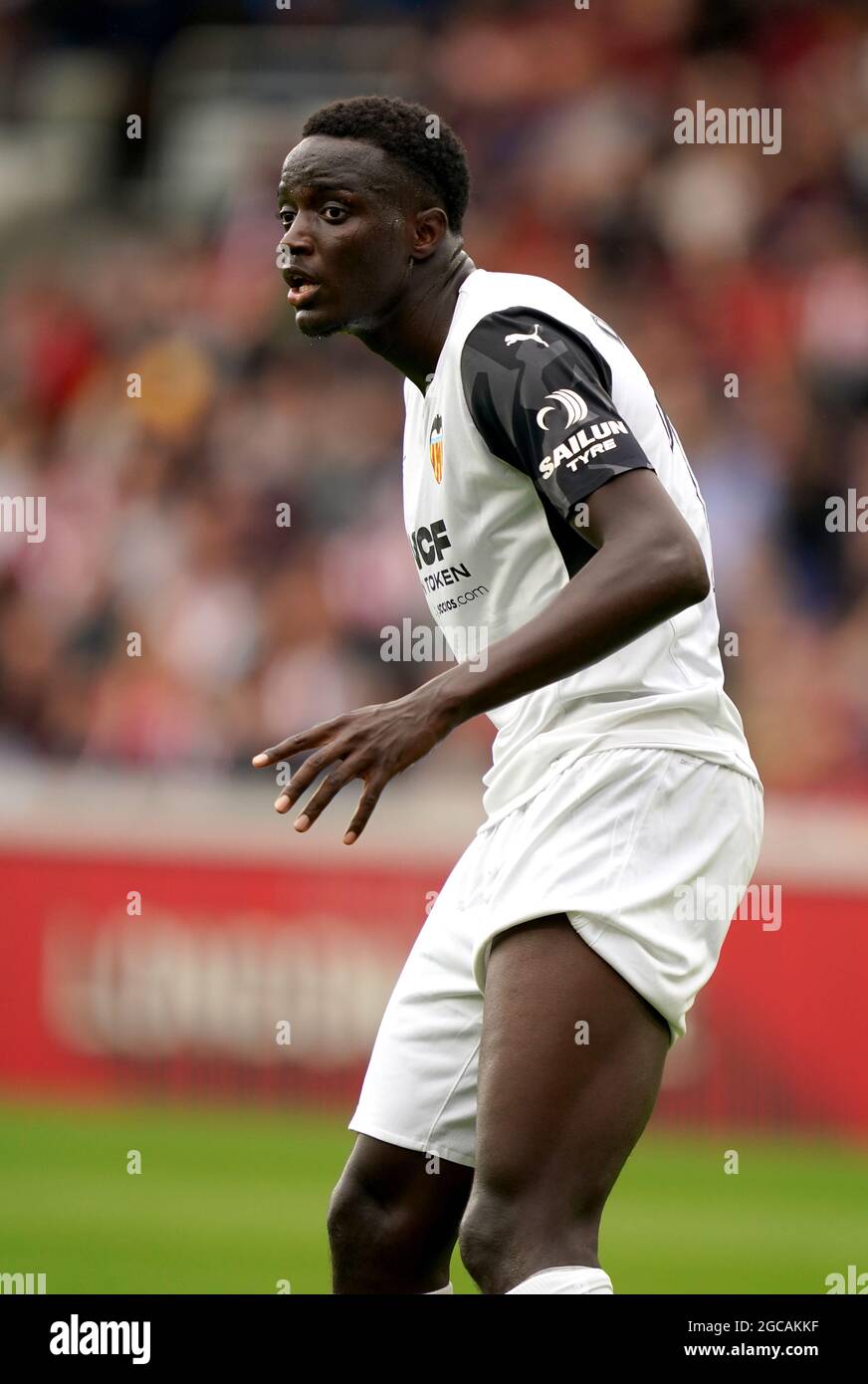 Valencia's Mouctar Diakhaby during the Pre-Season Friendly match at ...