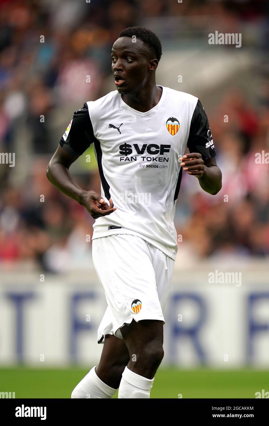 Valencia's Mouctar Diakhaby during the Pre-Season Friendly match at ...