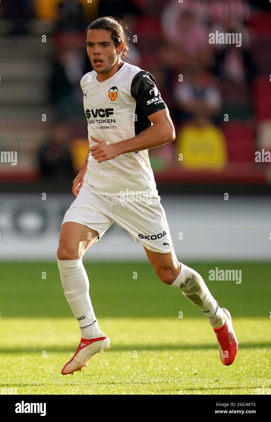 Valencia's Fran Perez during the Pre-Season Friendly match at Brentford ...