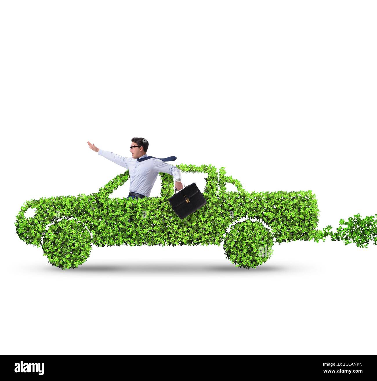 The concept of clean fuel and eco friendly cars Stock Photo - Alamy