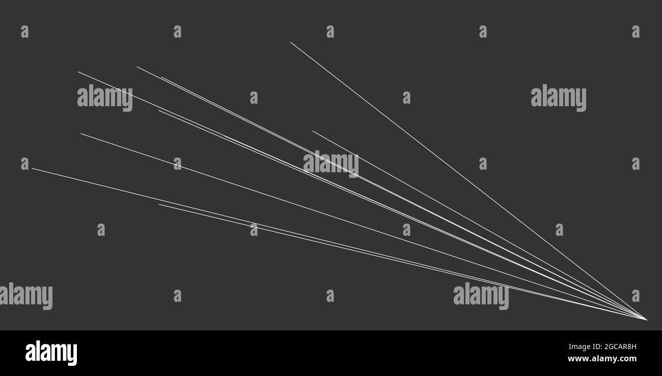 Eccentric radial ray, beam burst lines. Glitter, gleam, glisten effect ...