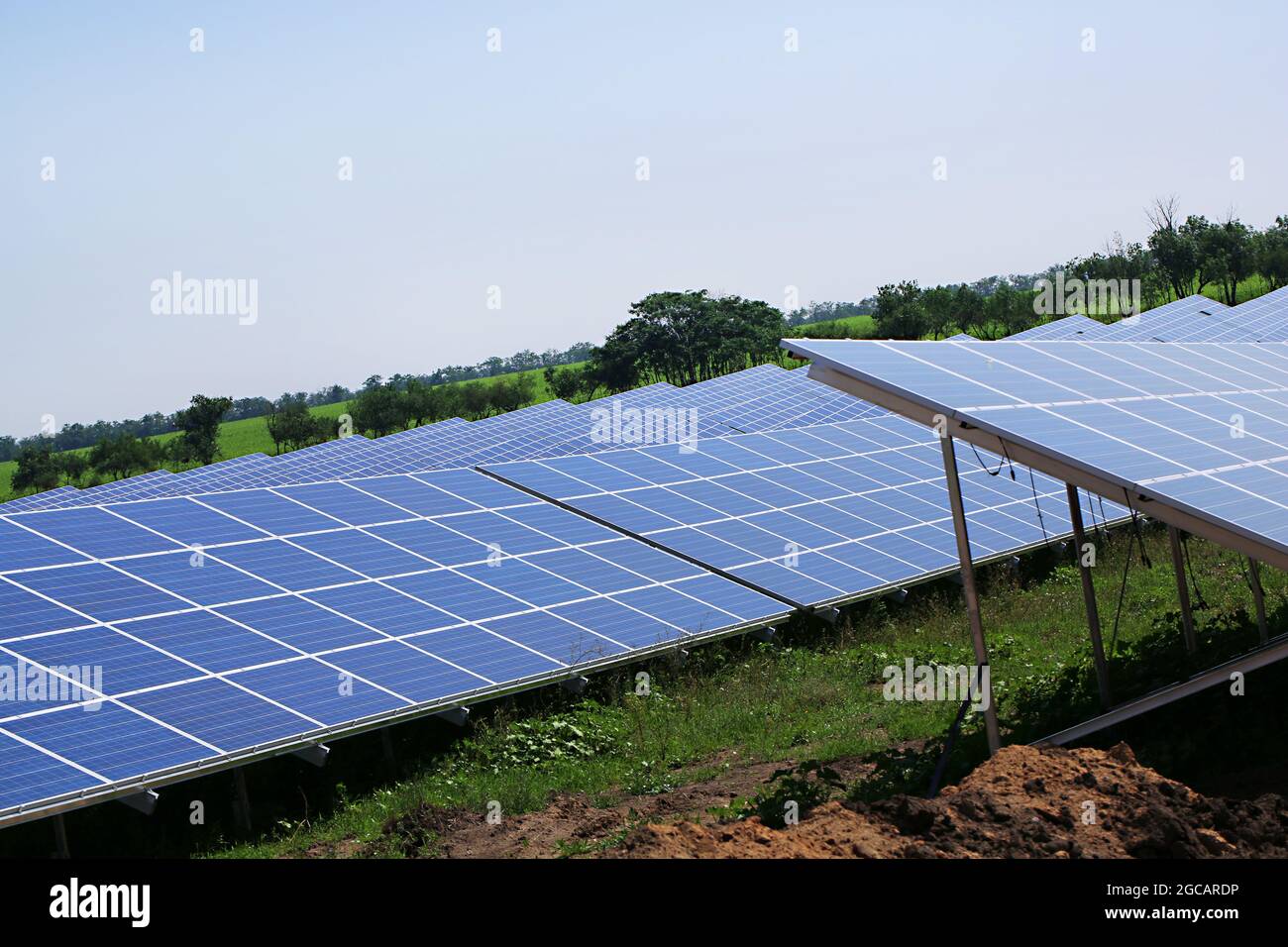 Solar panels, outside Stock Photo - Alamy