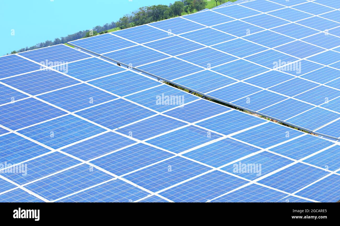 Solar panels, outside Stock Photo - Alamy