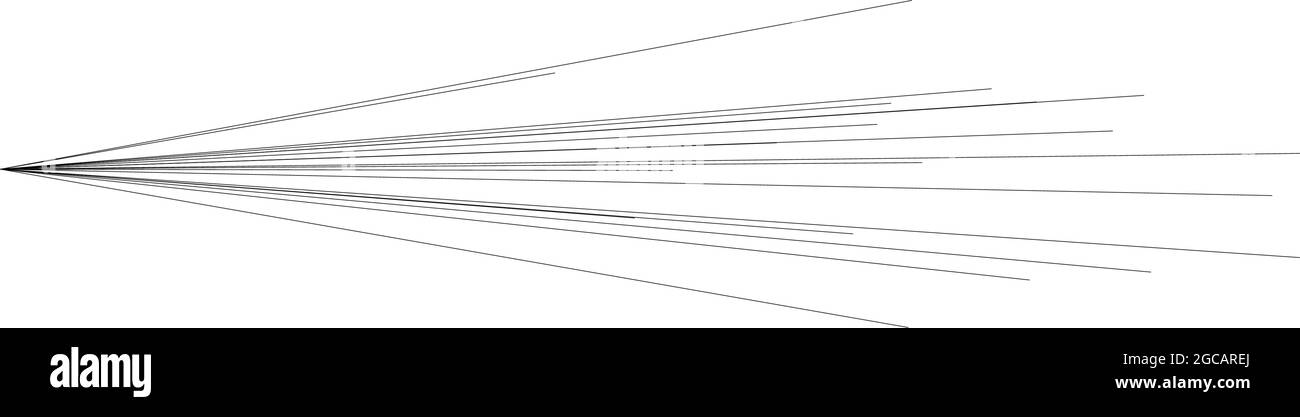 Eccentric radial ray, beam burst lines. Glitter, gleam, glisten effect ...