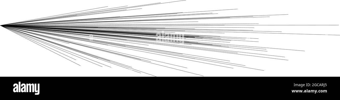 Eccentric radial ray, beam burst lines. Glitter, gleam, glisten effect ...