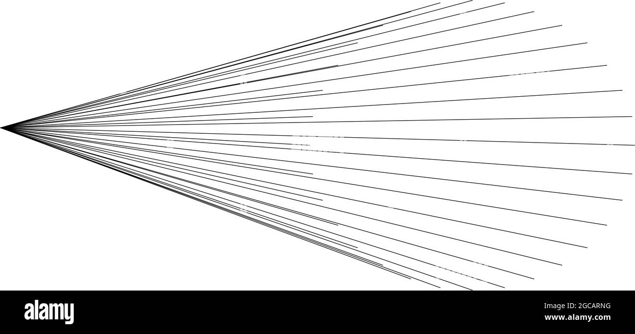 Eccentric radial ray, beam burst lines. Glitter, gleam, glisten effect ...