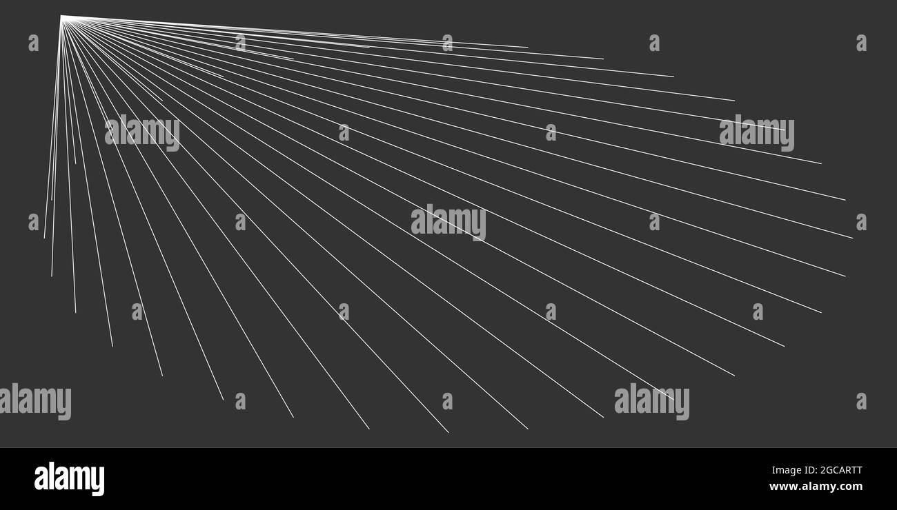 Eccentric radial ray, beam burst lines. Glitter, gleam, glisten effect ...