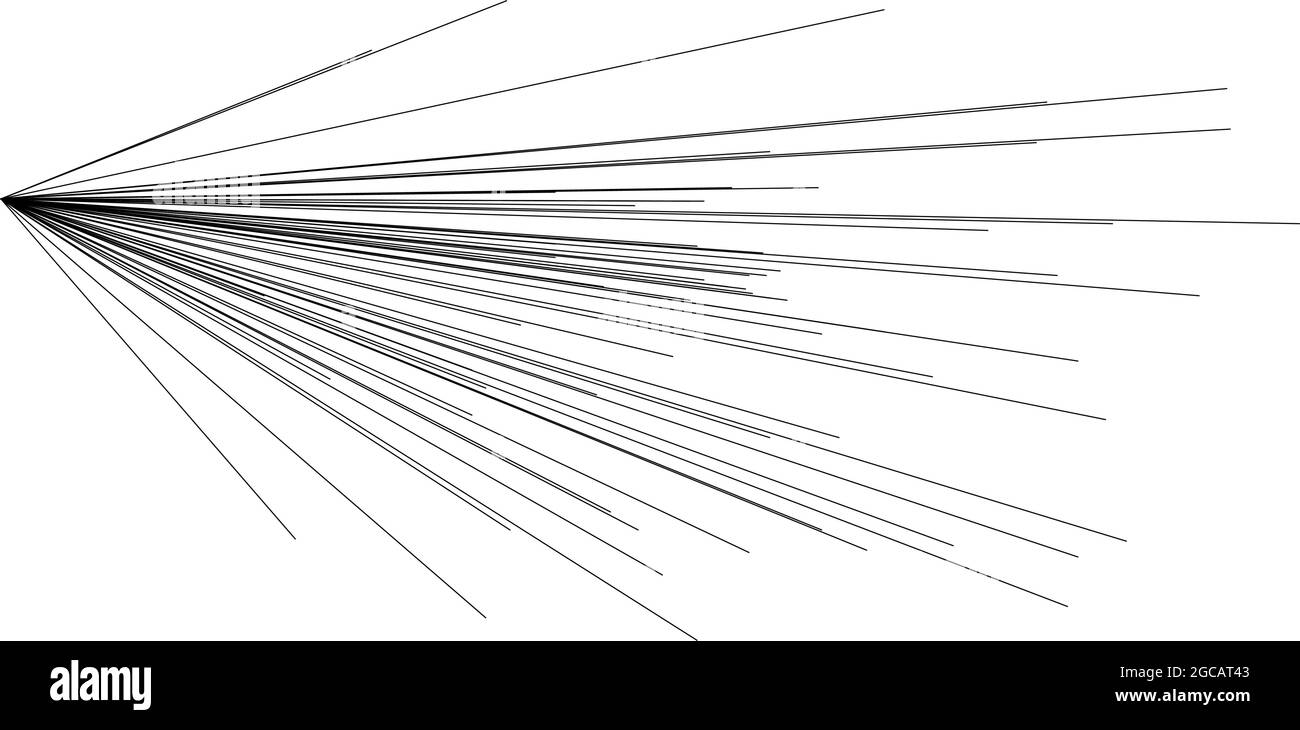 Eccentric radial ray, beam burst lines. Glitter, gleam, glisten effect ...