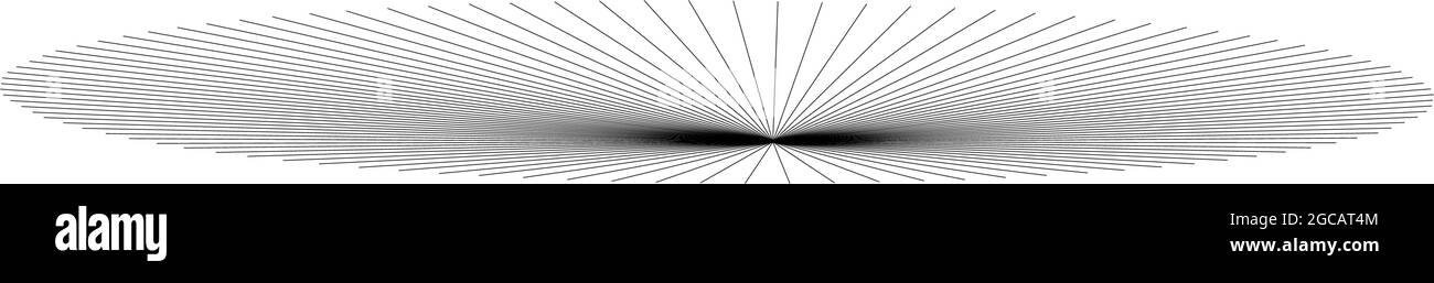 Radiating, radial burst, comic action effect lines, stripes element ...