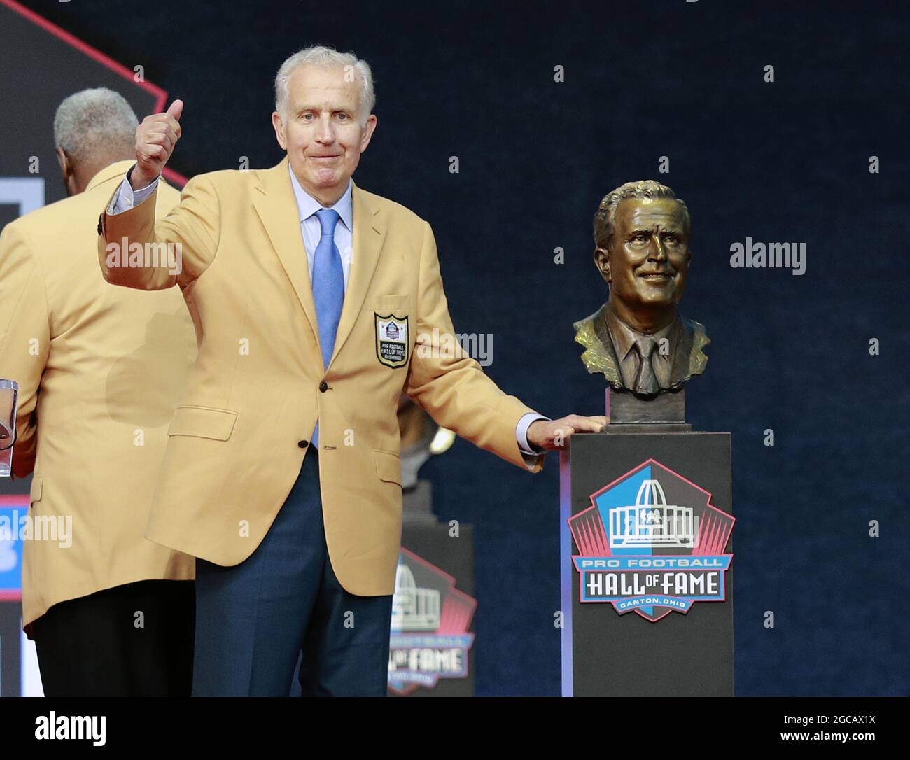 Canton, United States. 07th Aug, 2021. Class of 2020 inductee, and ...