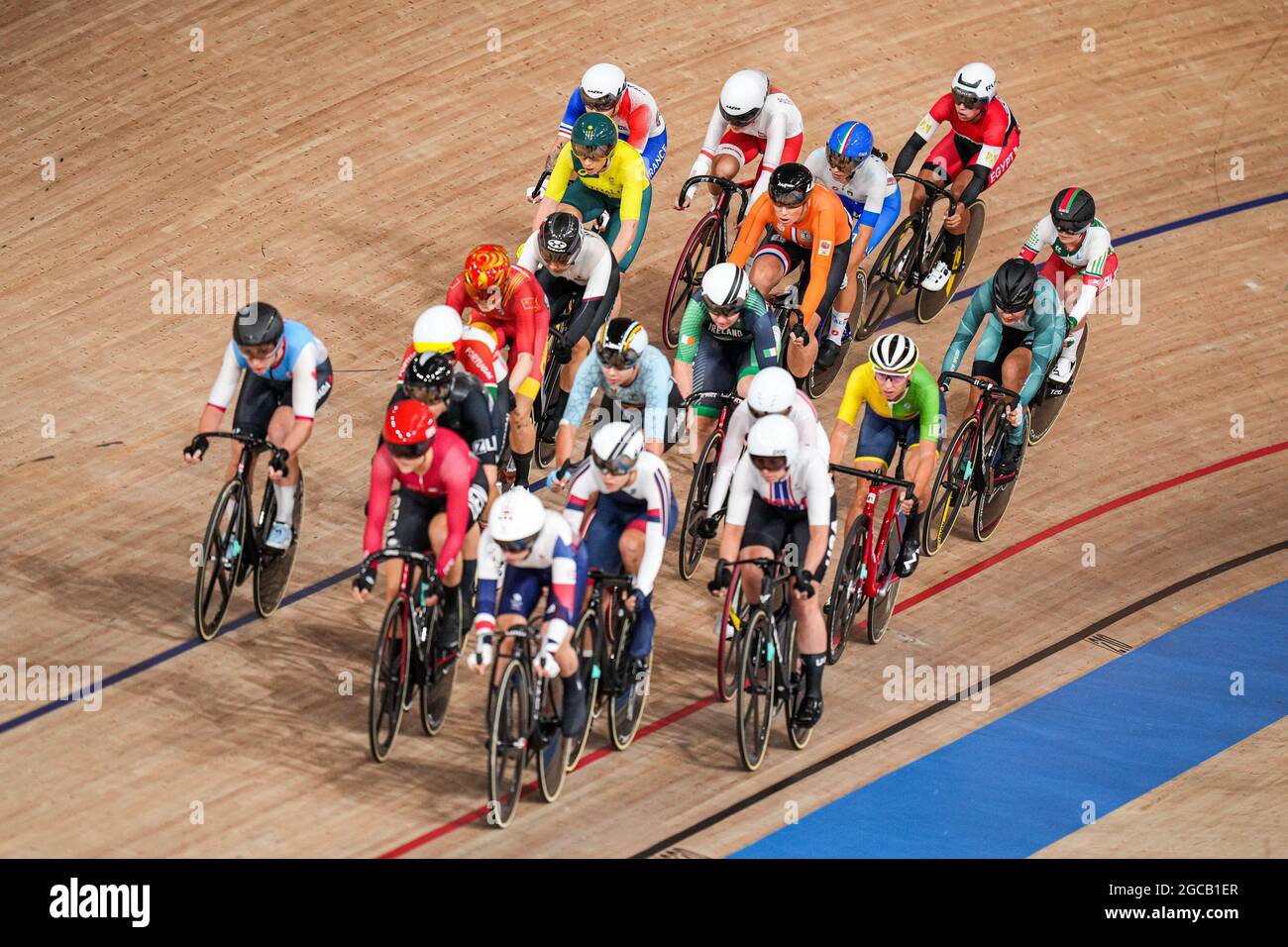 TOKYO, JAPAN - AUGUST 8: Kirsten Wild of the Netherlands competing on ...