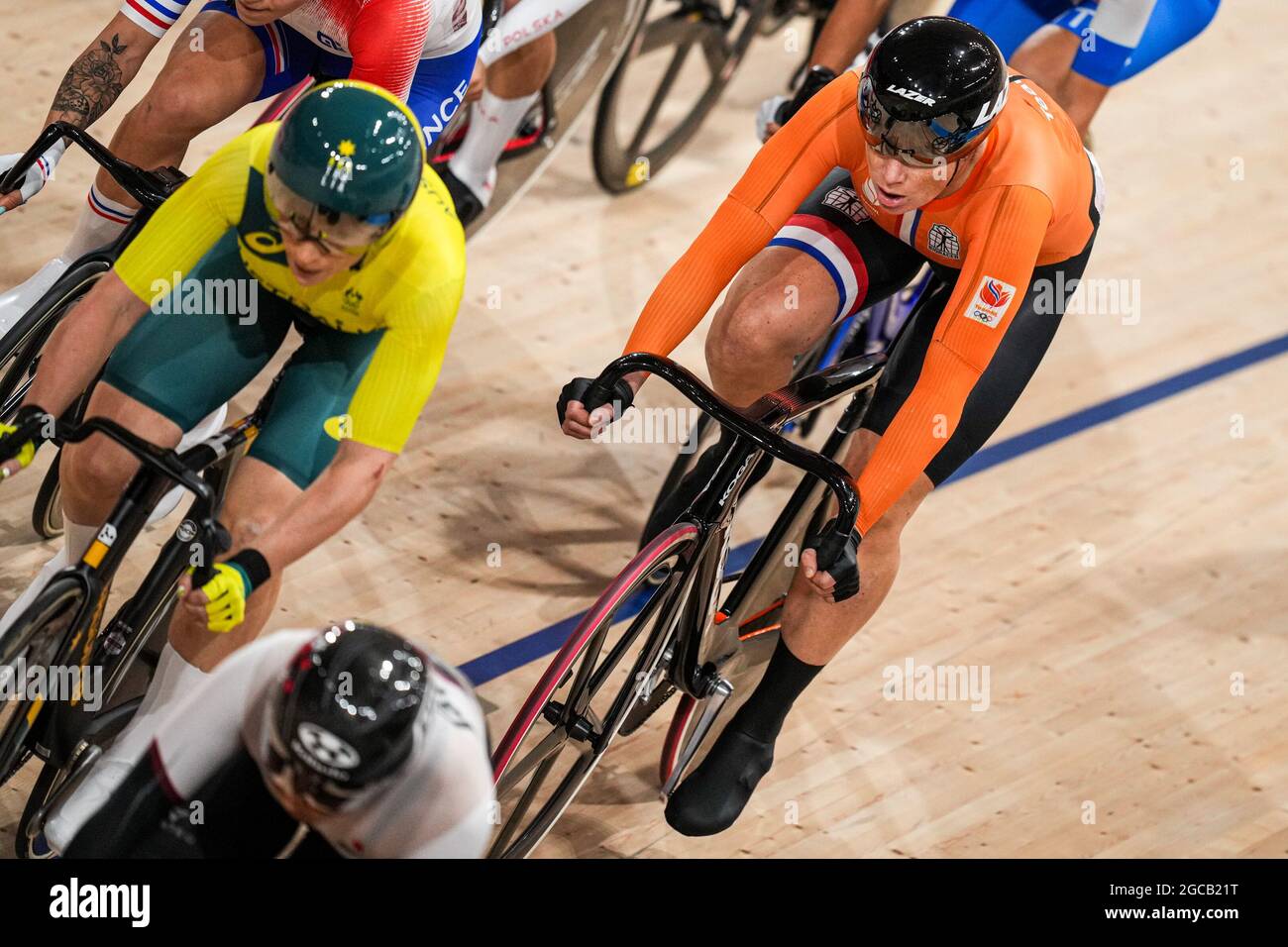 TOKYO, JAPAN - AUGUST 8: Kirsten Wild of the Netherlands competing on ...