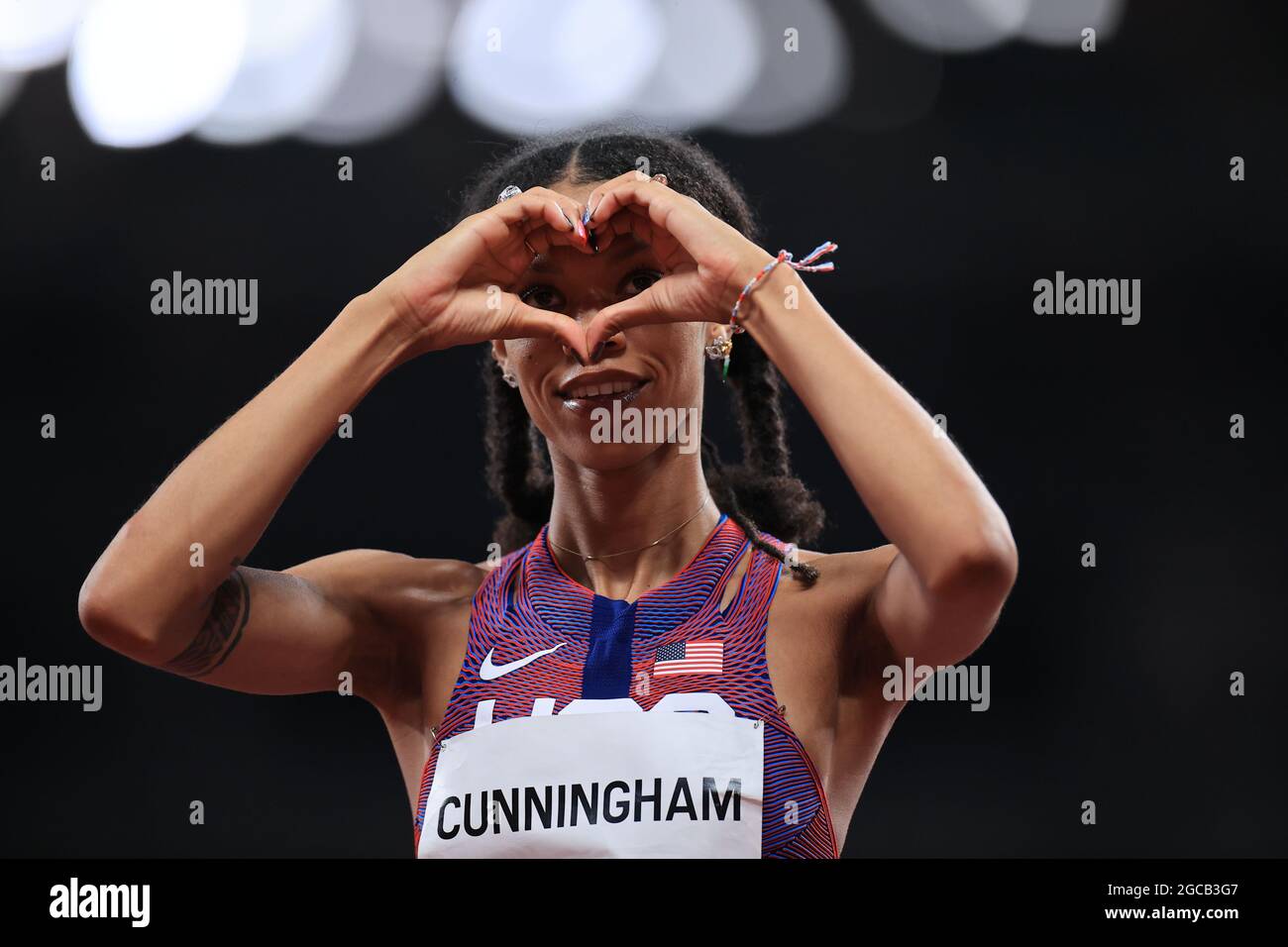 Tokyo, Japan. 7th Aug, 2021. Vashti CUNNINGHAM (USA) Athletics : Women ...