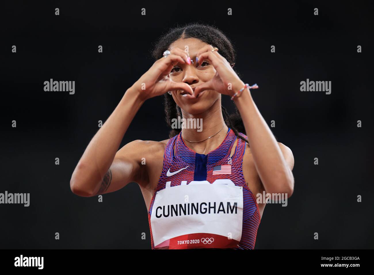 Tokyo, Japan. 7th Aug, 2021. Vashti CUNNINGHAM (USA) Athletics : Women ...
