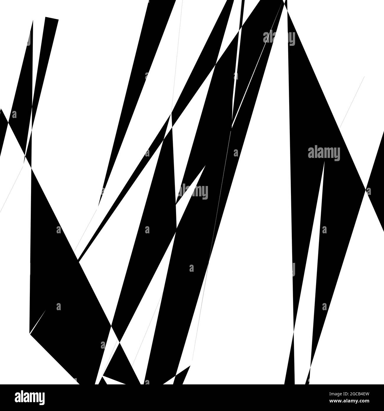 Random geometric abstract art element. Shattered texture – stock vector ...