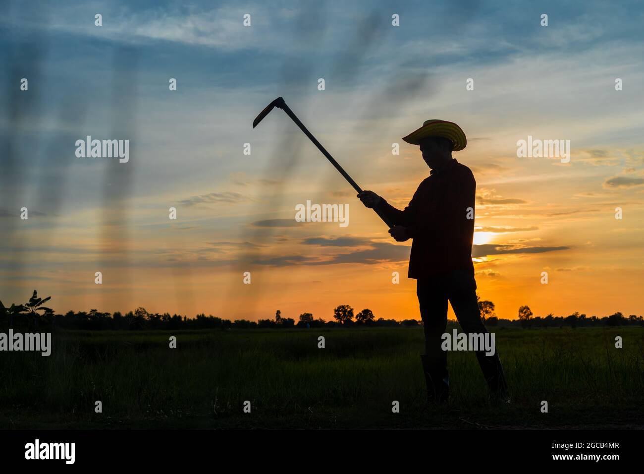 Old man hoe field hi-res stock photography and images - Alamy
