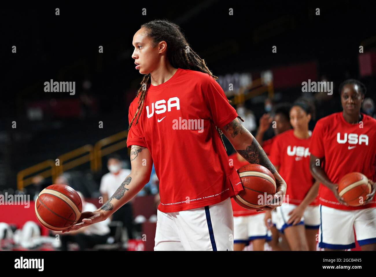 Brittney griner gold medal hi-res stock photography and images - Alamy
