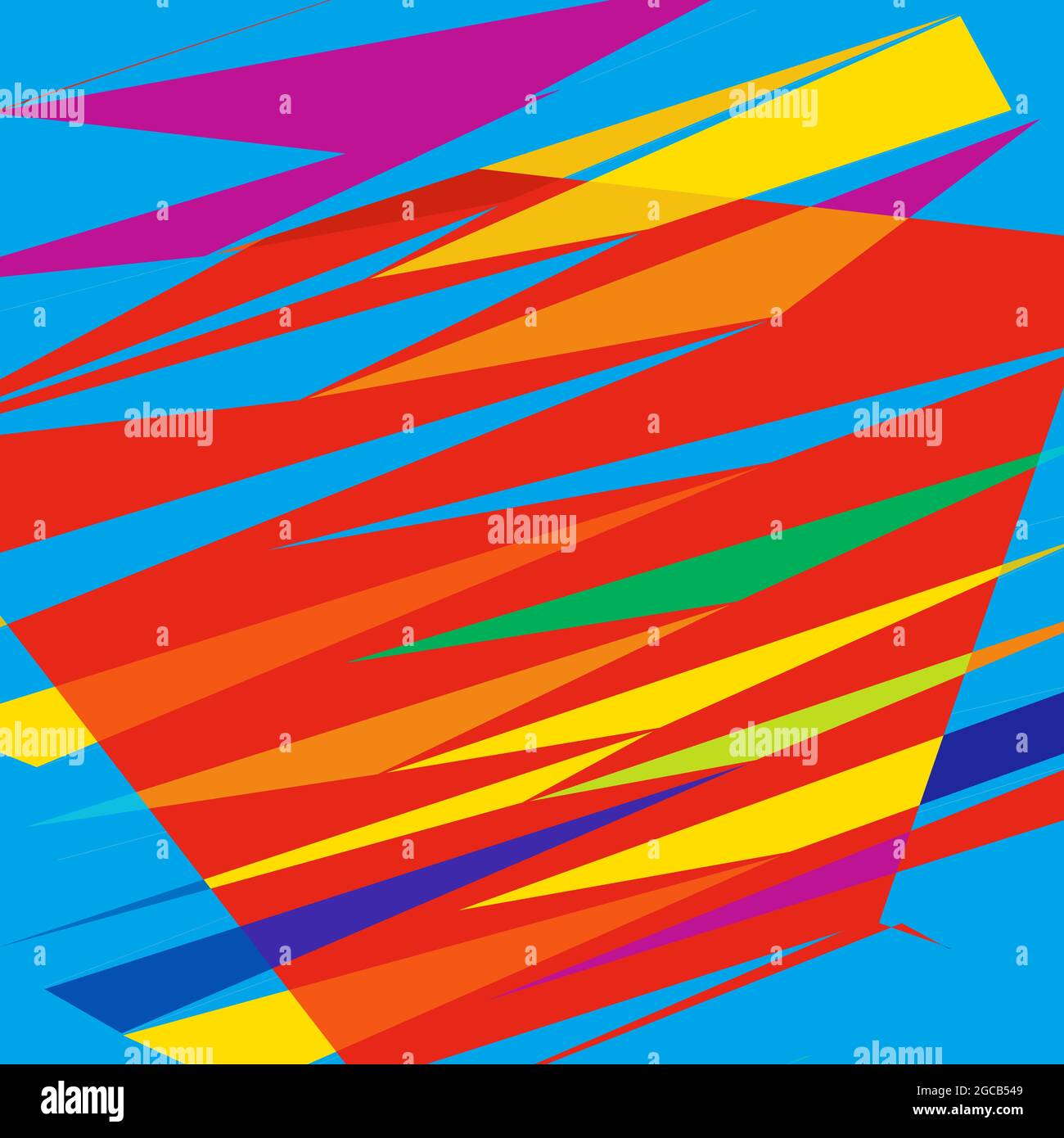 Random geometric abstract art element. Shattered texture – stock vector ...
