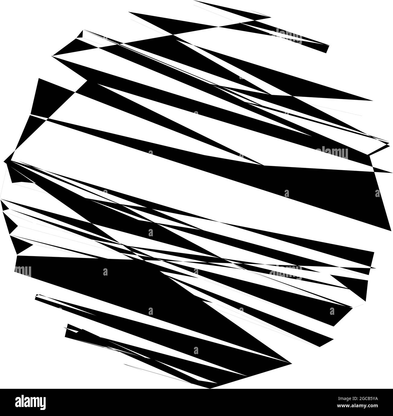 Random geometric abstract art element. Shattered texture – stock vector ...