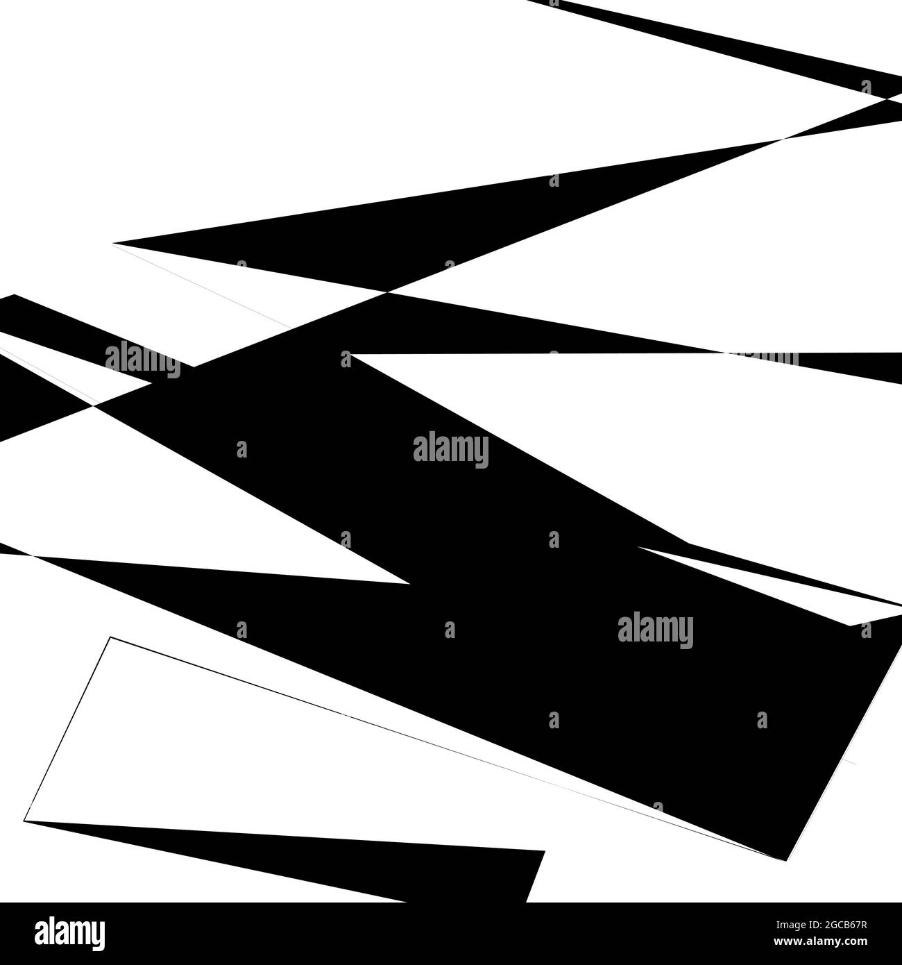 Random geometric abstract art element. Shattered texture – stock vector ...