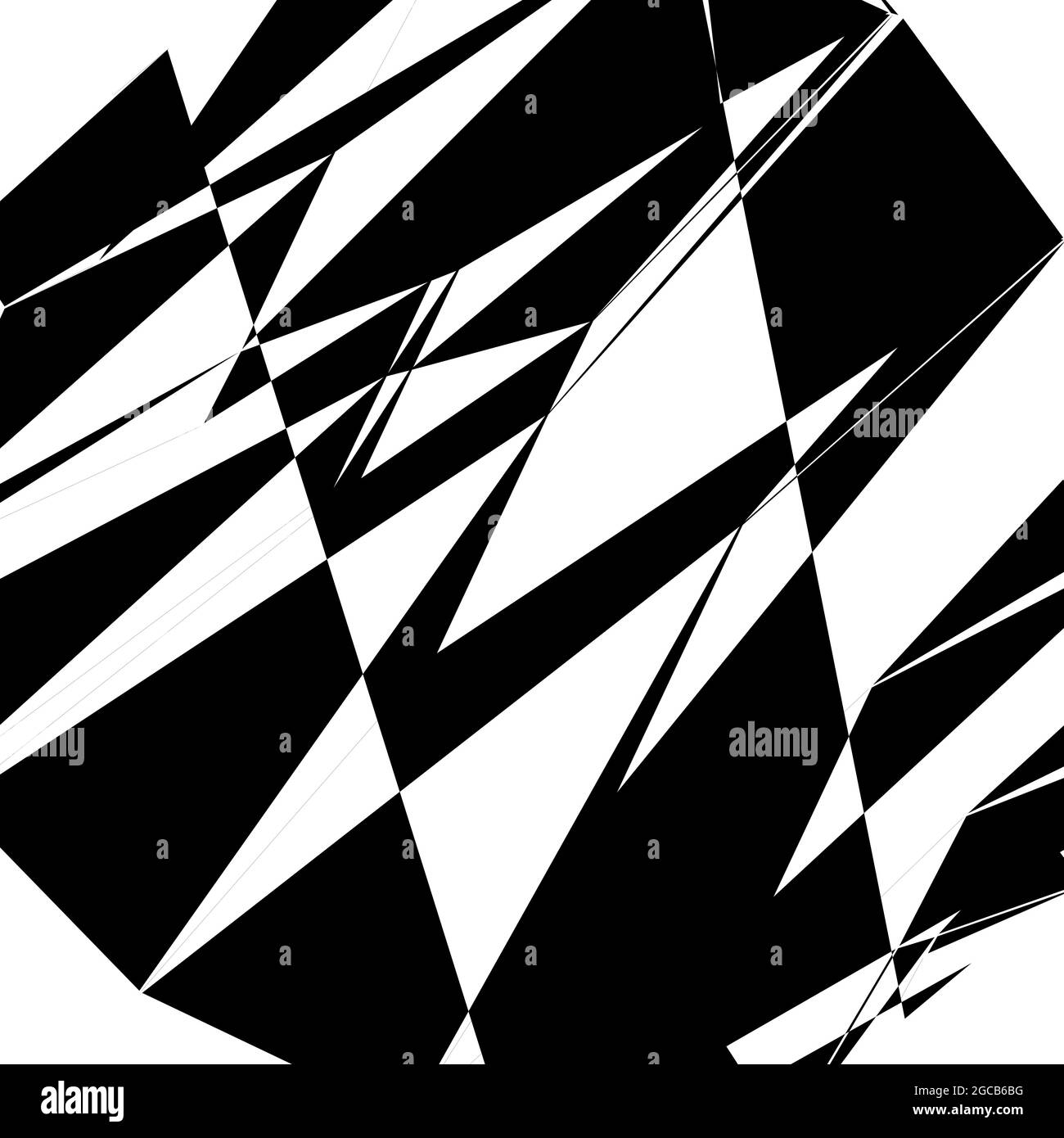 Random geometric abstract art element. Shattered texture – stock vector ...