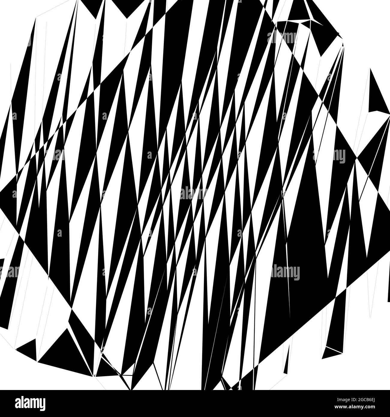 Random geometric abstract art element. Shattered texture – stock vector ...