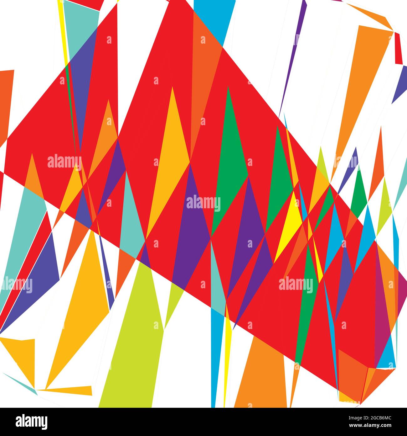 Random geometric abstract art element. Shattered texture – stock vector ...