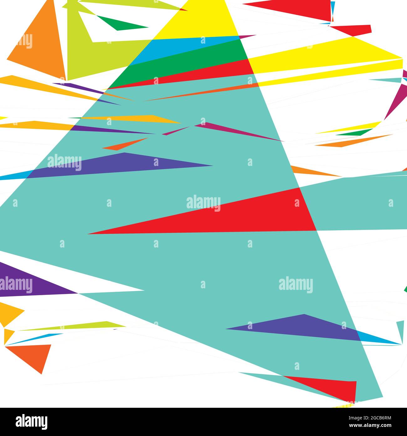 Random geometric abstract art element. Shattered texture – stock vector ...