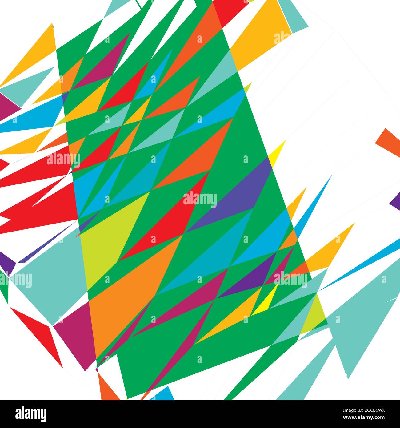 Random geometric abstract art element. Shattered texture – stock vector ...