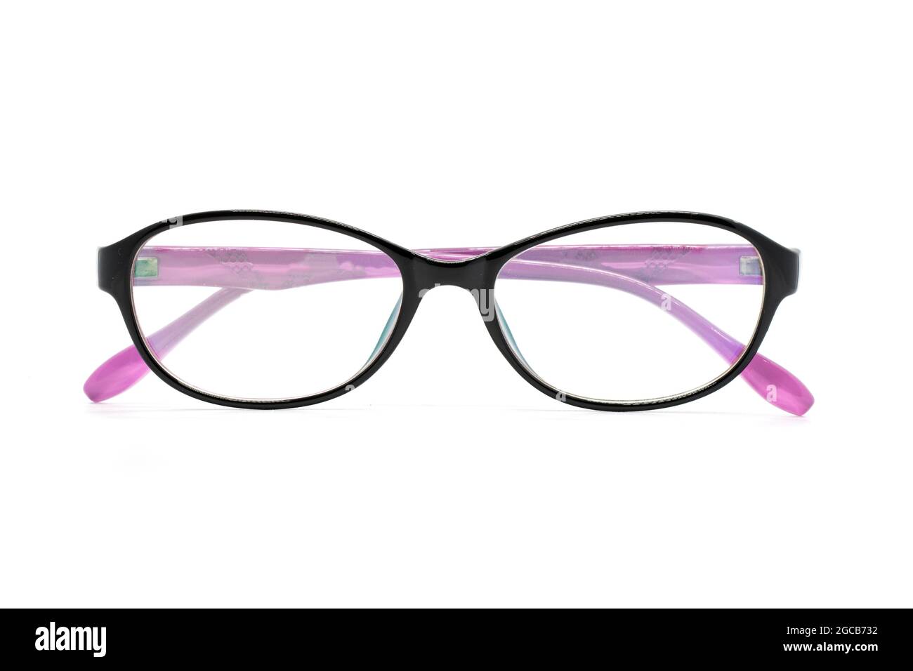 Image of modern fashionable spectacles isolated on white background ...