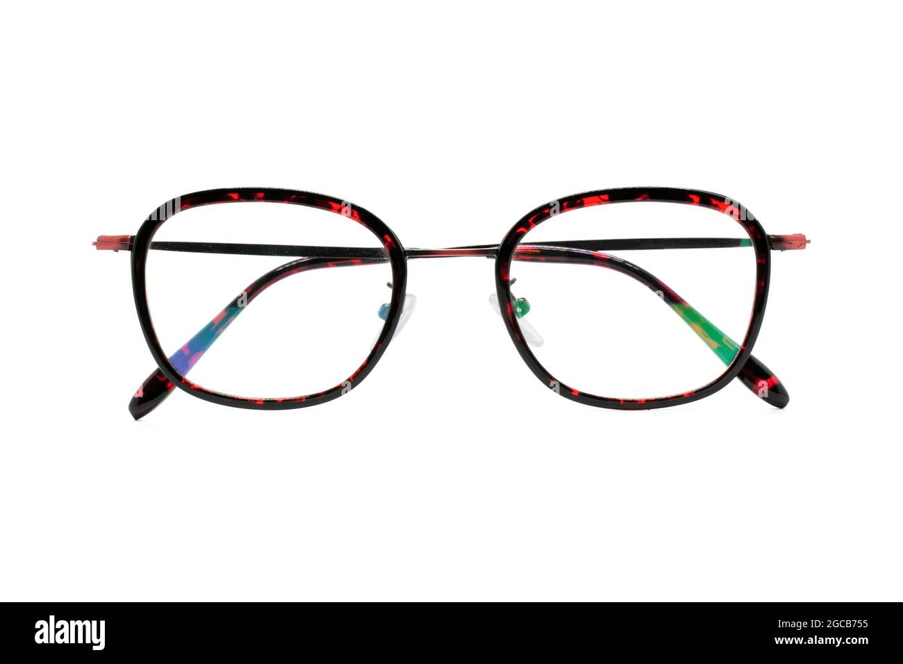 Image of modern fashionable spectacles isolated on white background ...