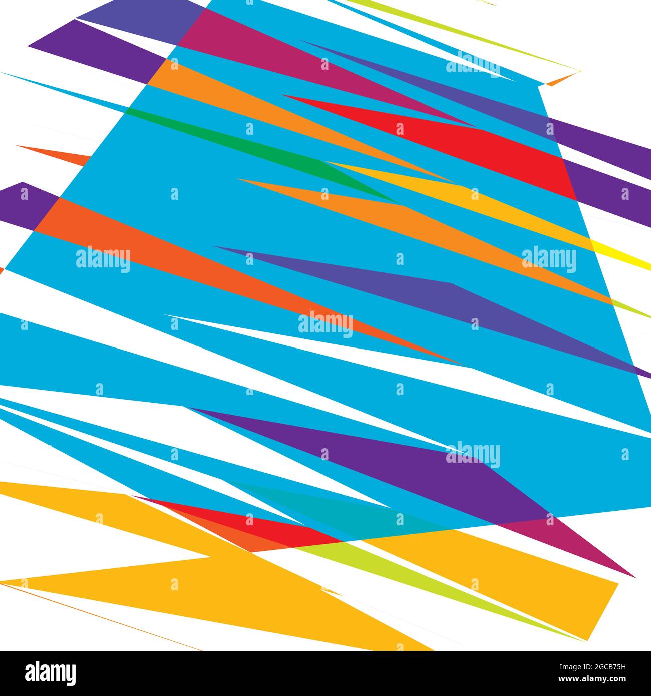 Random geometric abstract art element. Shattered texture – stock vector ...