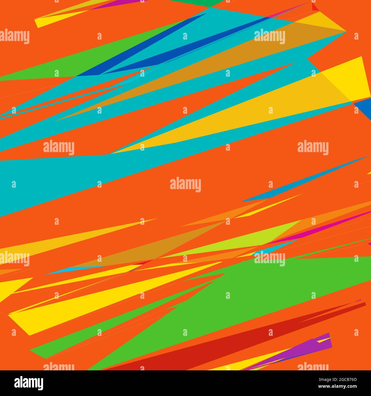 Random geometric abstract art element. Shattered texture – stock vector ...