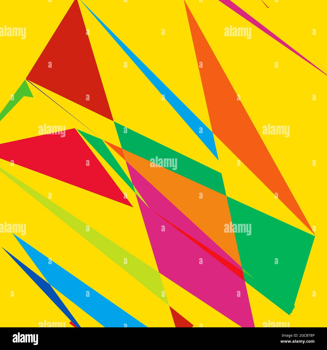 Random geometric abstract art element. Shattered texture – stock vector ...