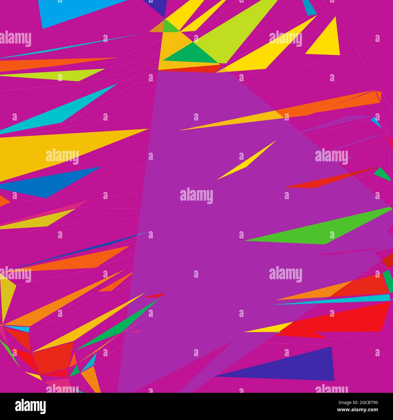 Random geometric abstract art element. Shattered texture – stock vector ...