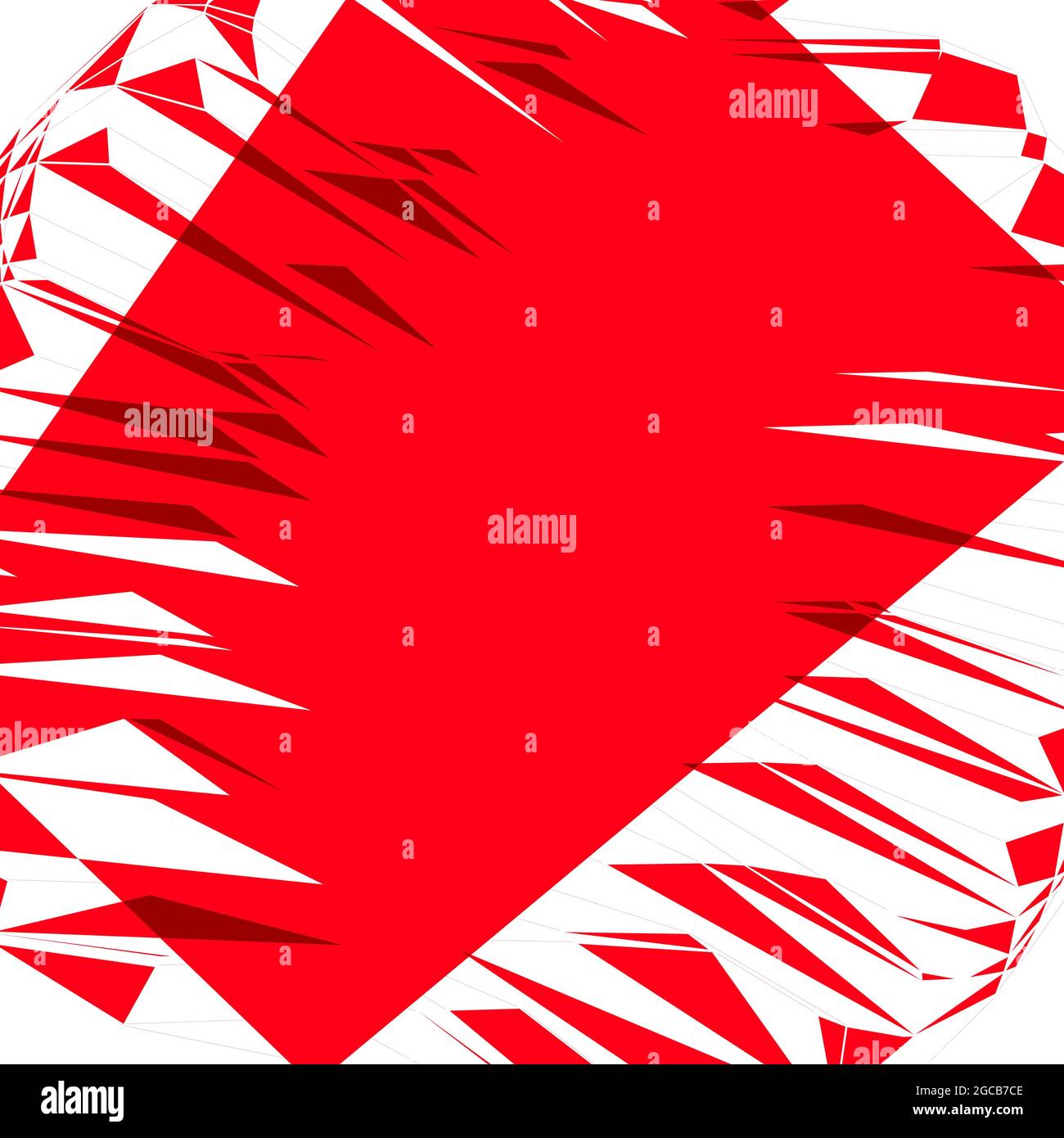 Random geometric abstract art element. Shattered texture – stock vector ...