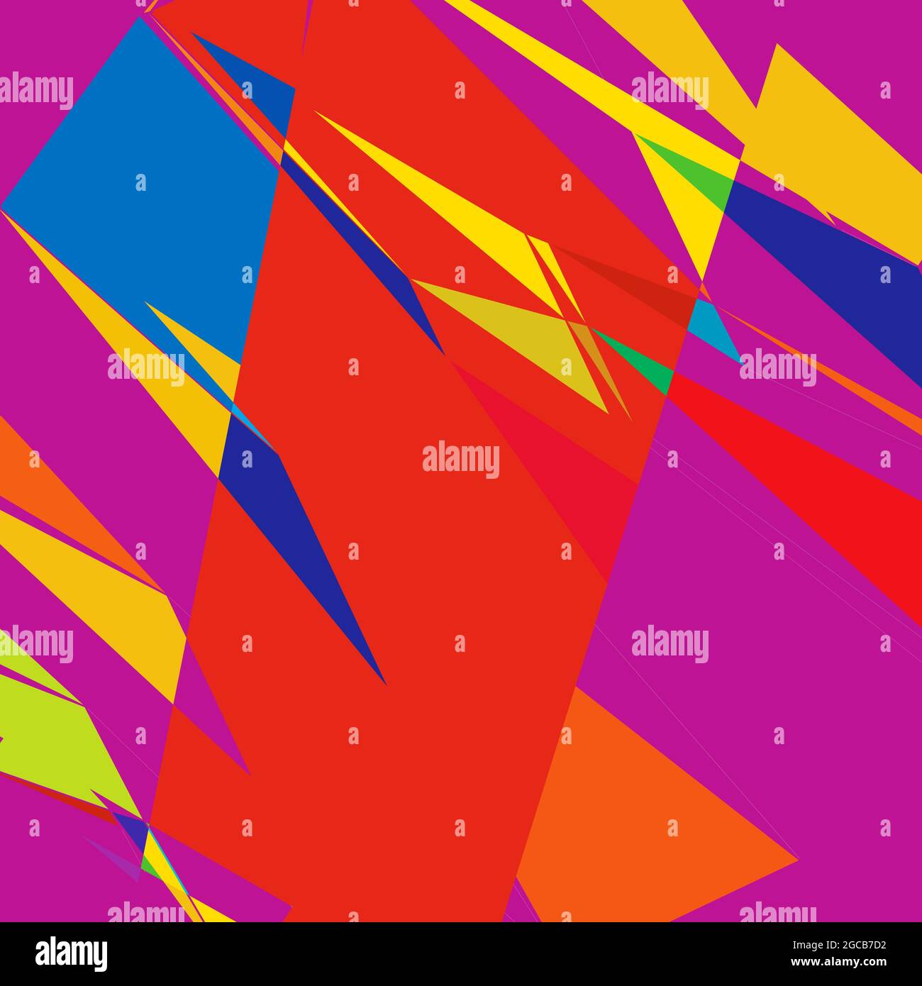 Random geometric abstract art element. Shattered texture – stock vector ...