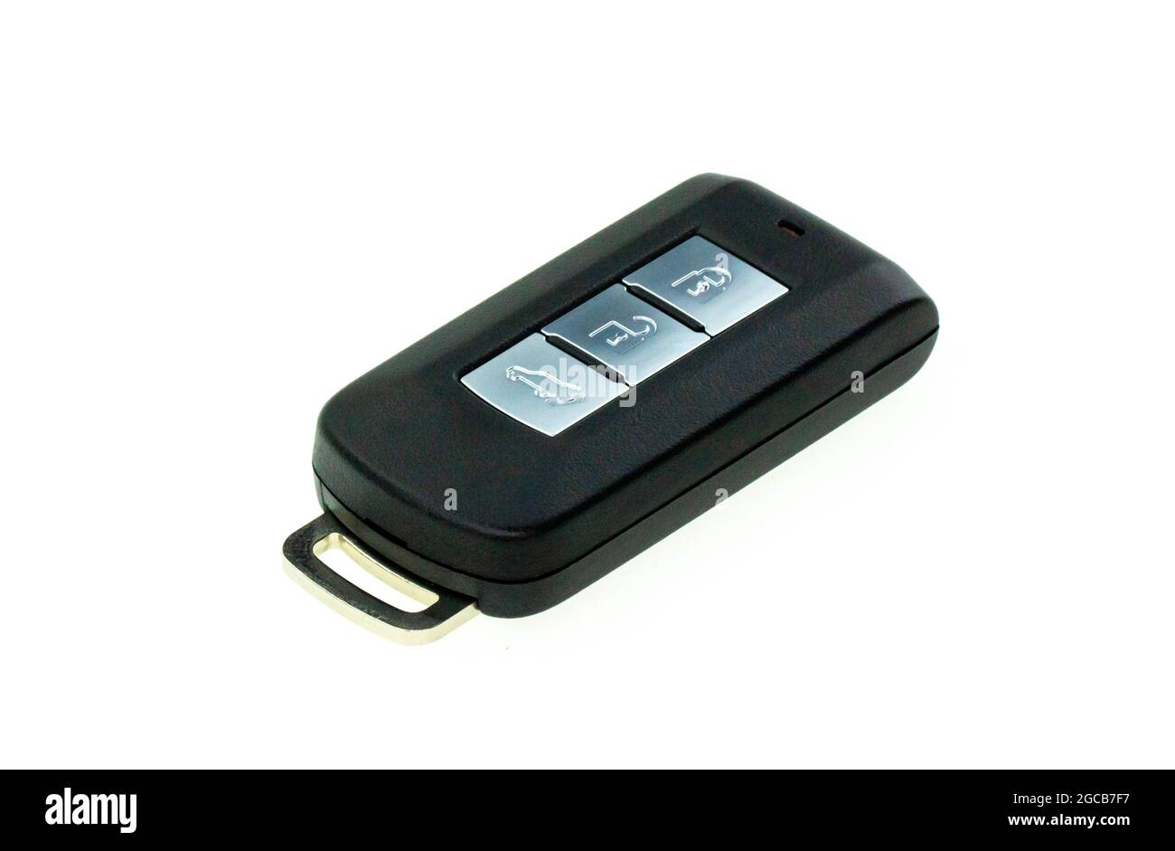 Image of car keys remote isolated on white background Stock Photo - Alamy