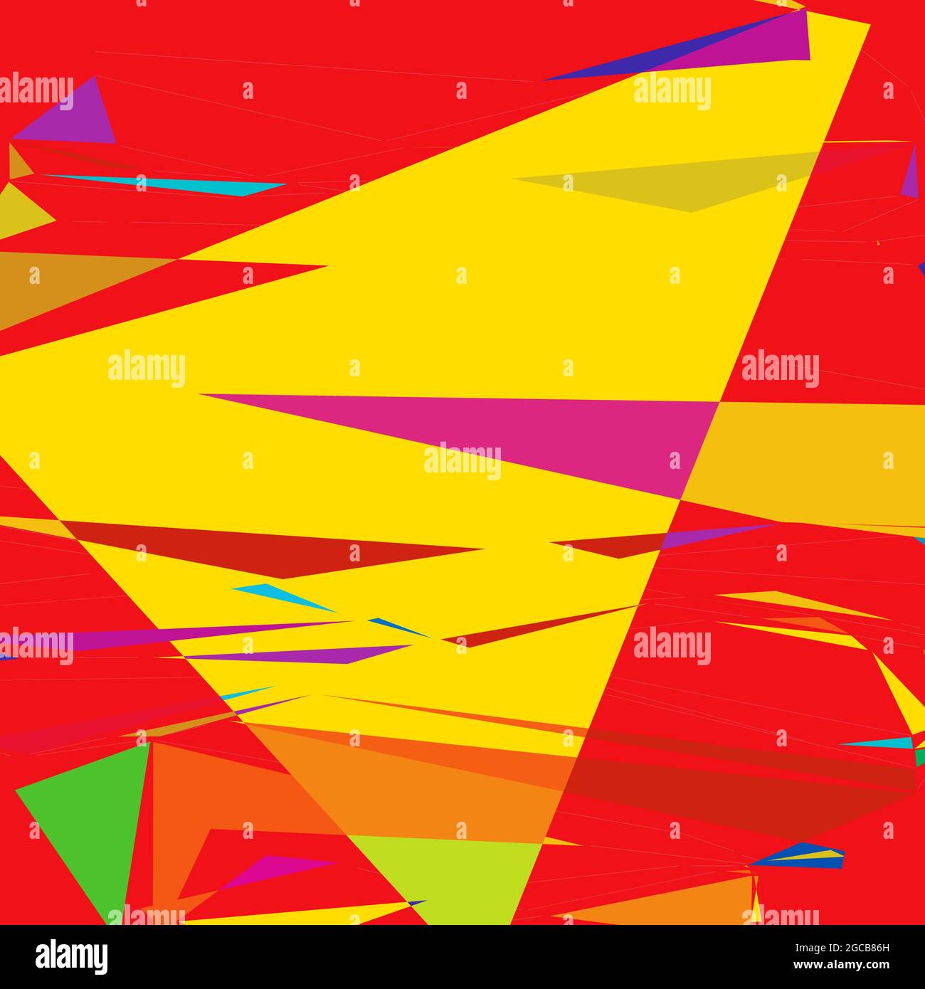 Random geometric abstract art element. Shattered texture – stock vector ...