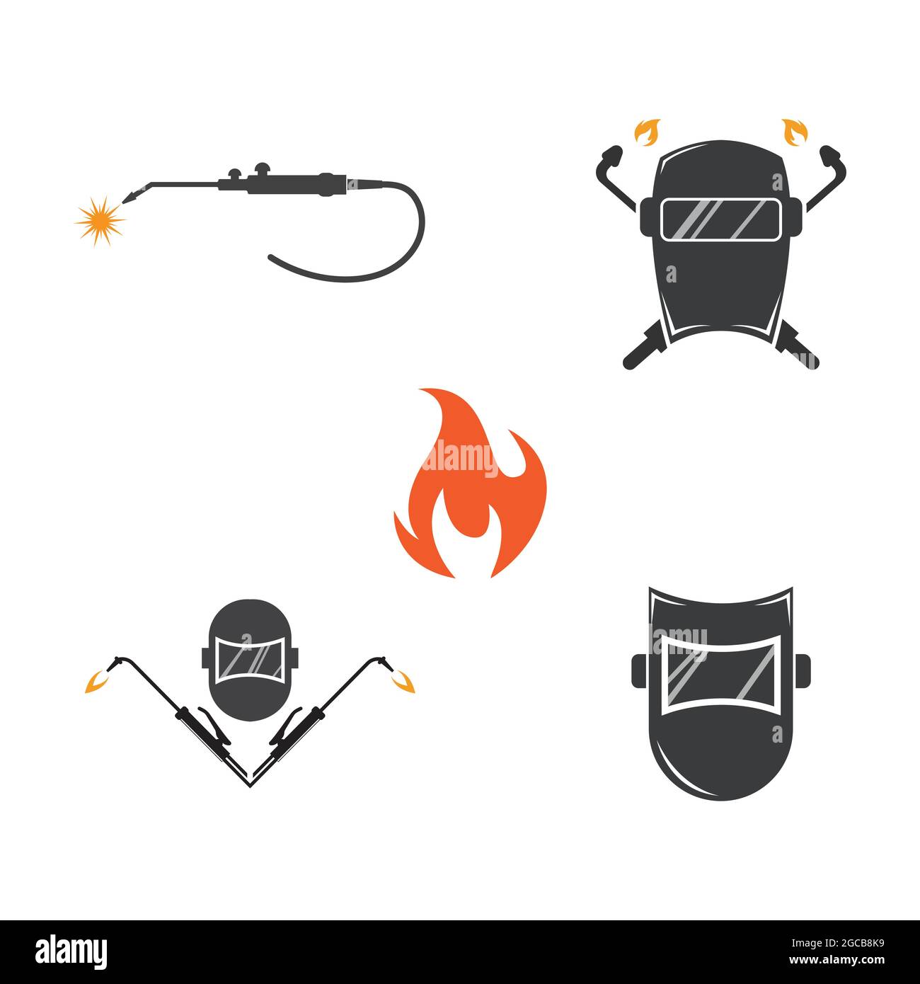 welding Tool Vector icon design illustration Template Stock Vector ...