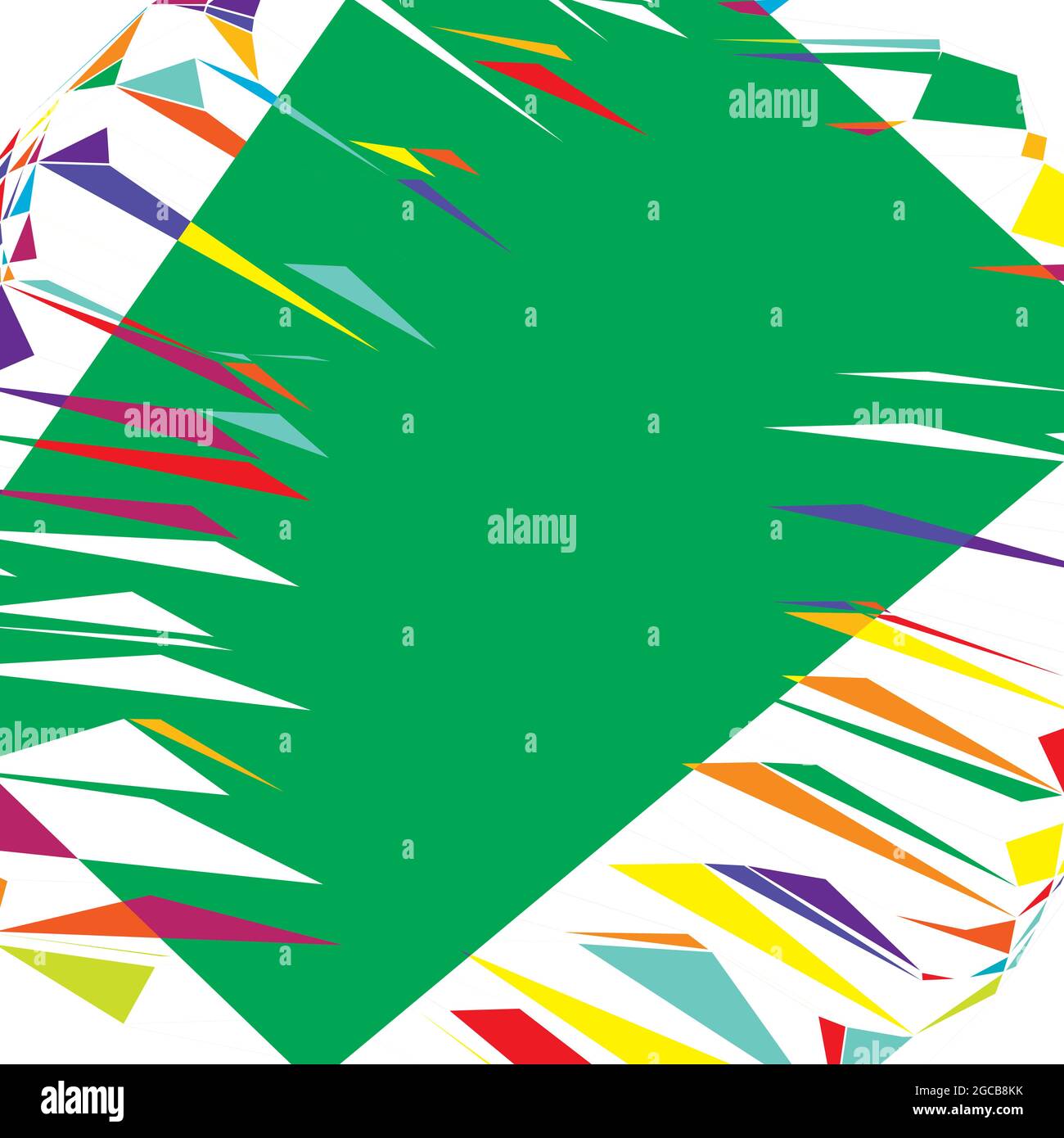 Random geometric abstract art element. Shattered texture – stock vector ...