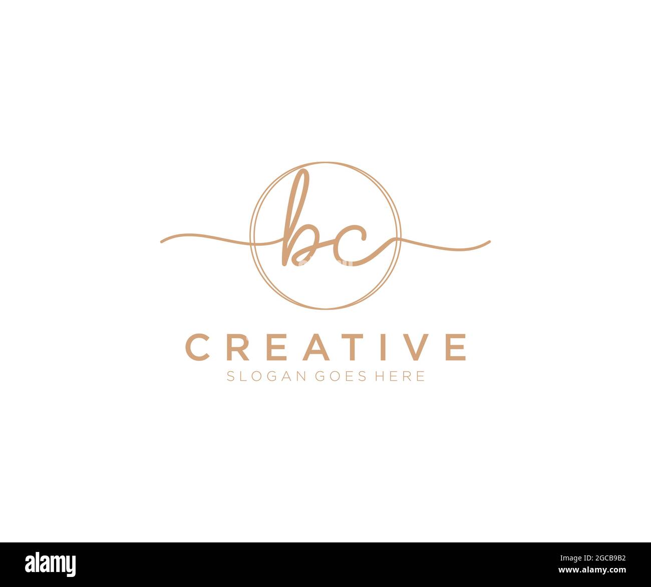 Bc initials logo Stock Vector Images - Alamy