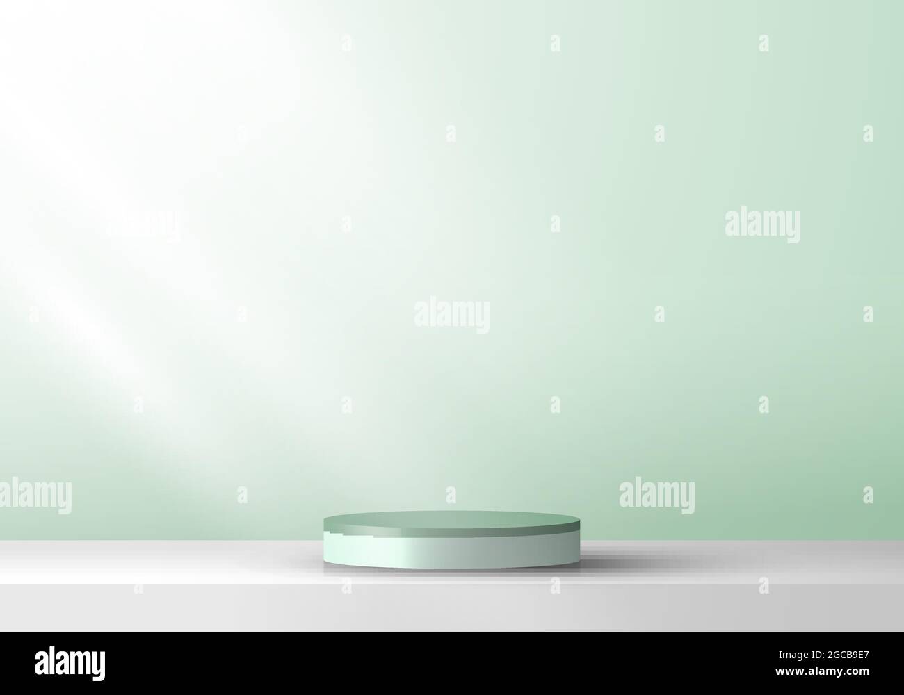 3D cylinder pedestal product display presentation minimal wall scene ...