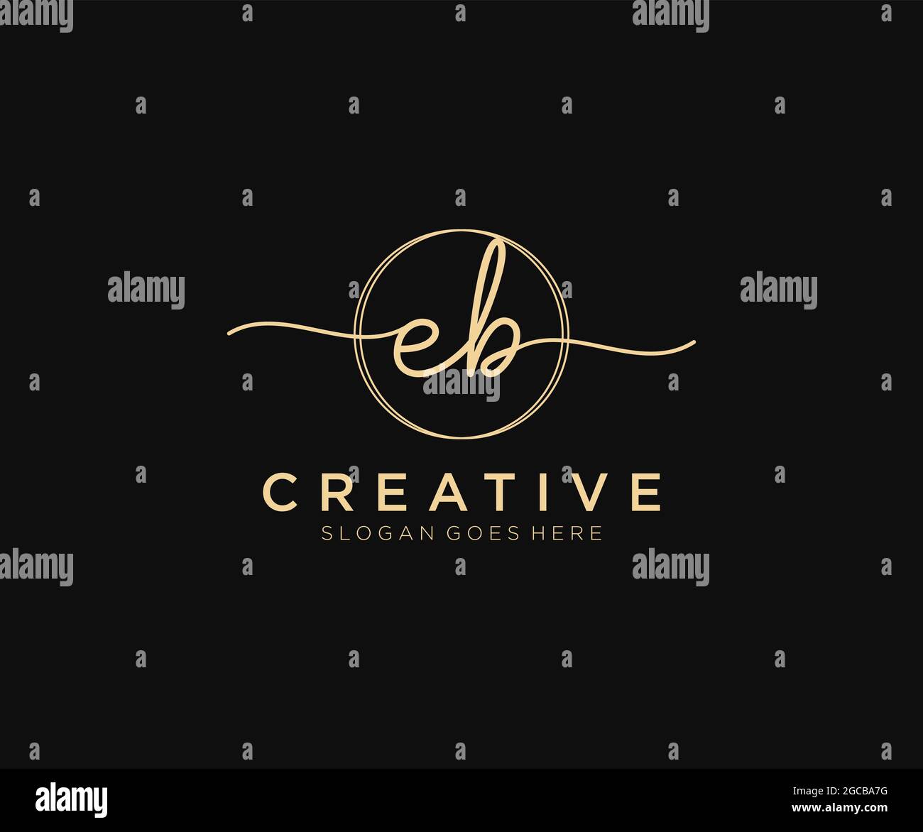 Eb minimal logo hi-res stock photography and images - Alamy